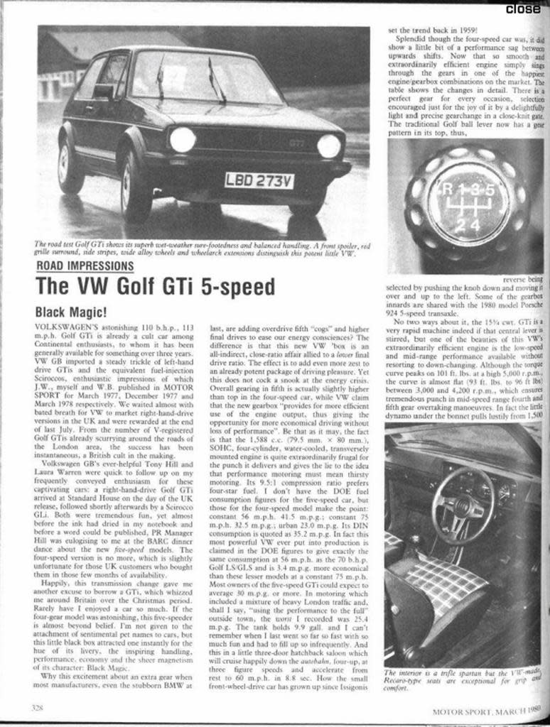 View image – The Mk1 Golf Owners Club
