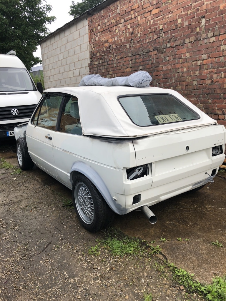 View topic: All White Special Edition Rustoration! – The Mk1 Golf ...