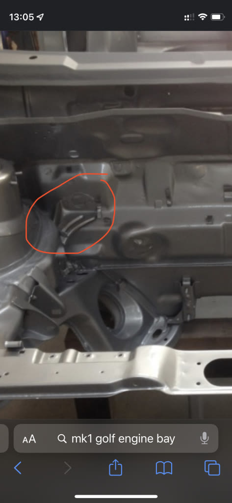 View topic: Bulkhead mounts / template. – The Mk1 Golf Owners Club