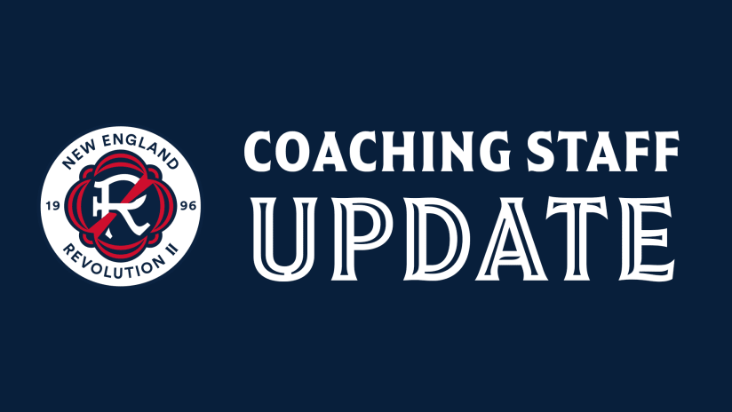Revolution II announces updated coaching staff | New England Revolution