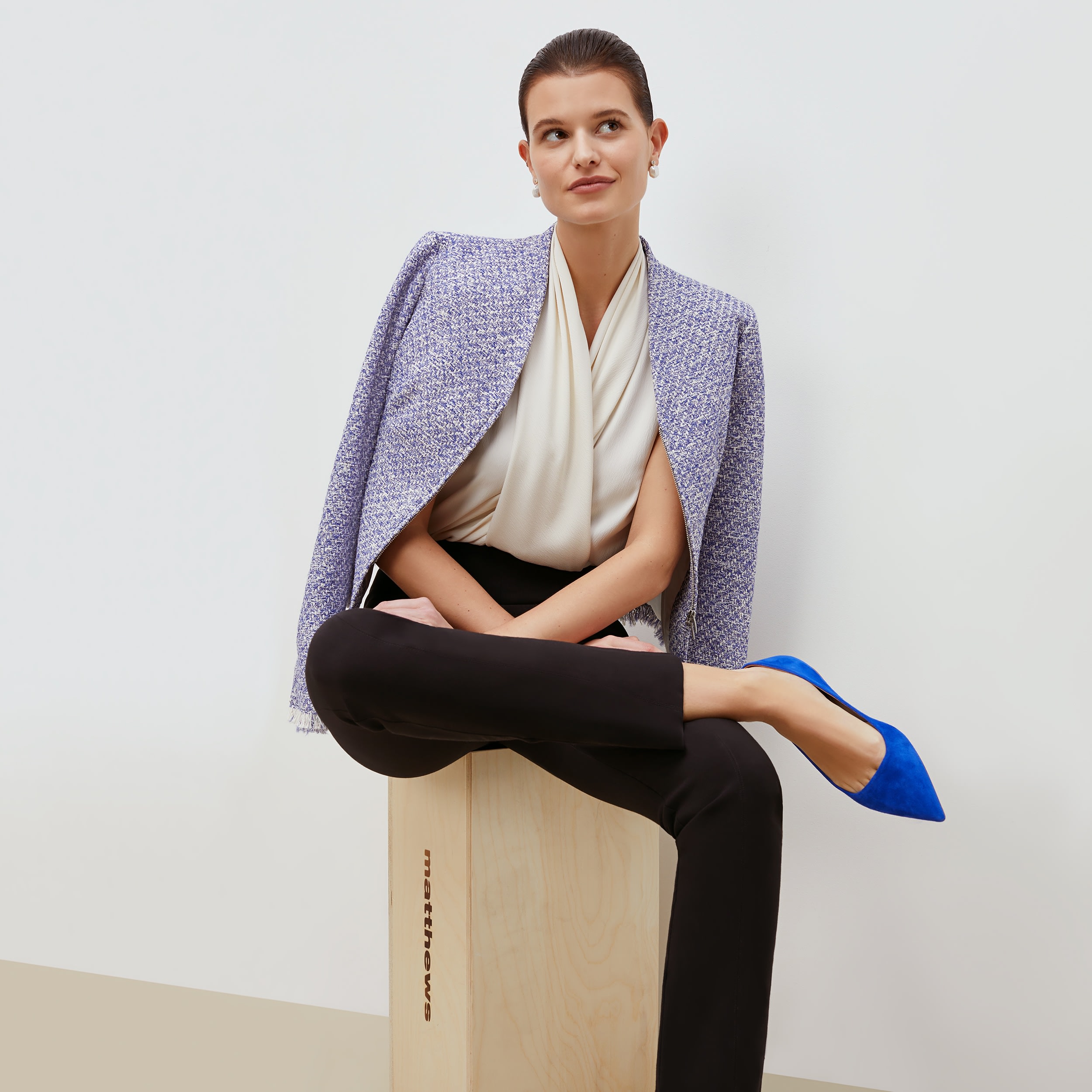 The Jie Jacket—Cotton Boucle | M.M.LaFleur | M.M. Second Act The Jie Jacket—Cotton Boucle | M.M.LaFleur | M.M. Second Act