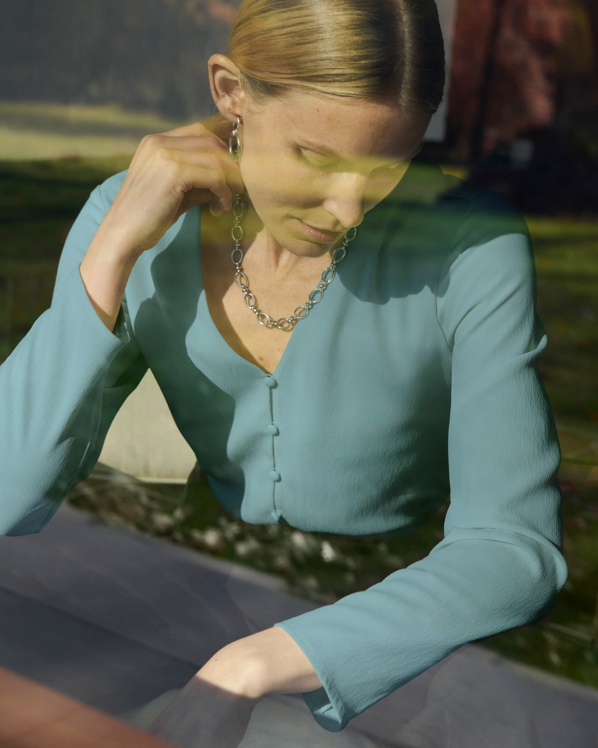 Bobbie Top - Eco Soft Wave :: Riverstone – M.M.LaFleur