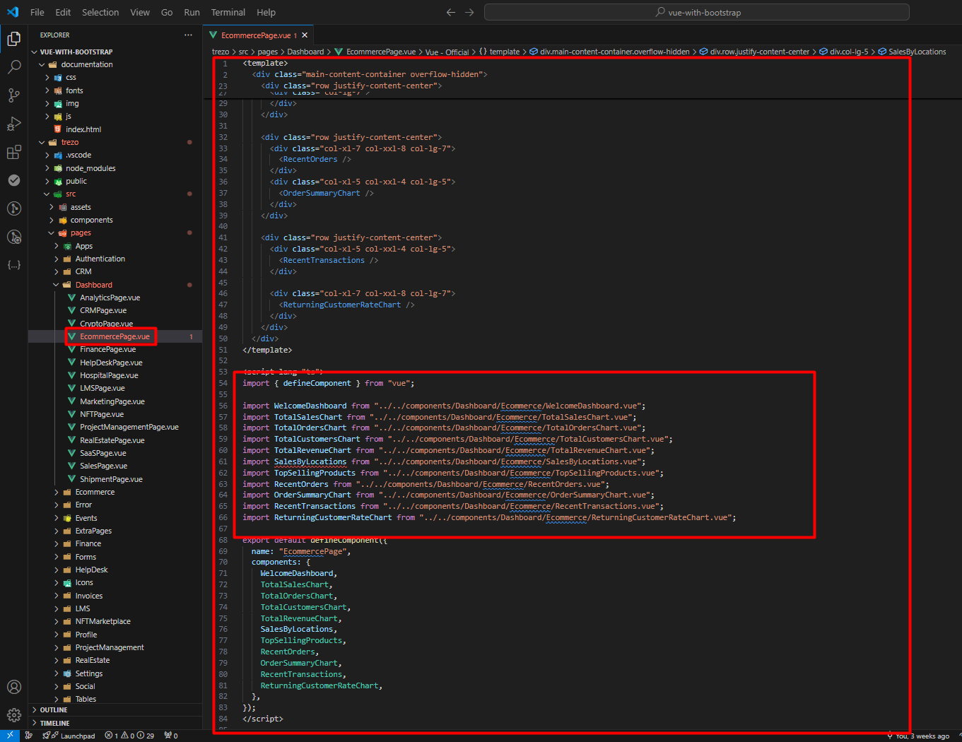 Trezo | Vue.js + Tailwind CSS