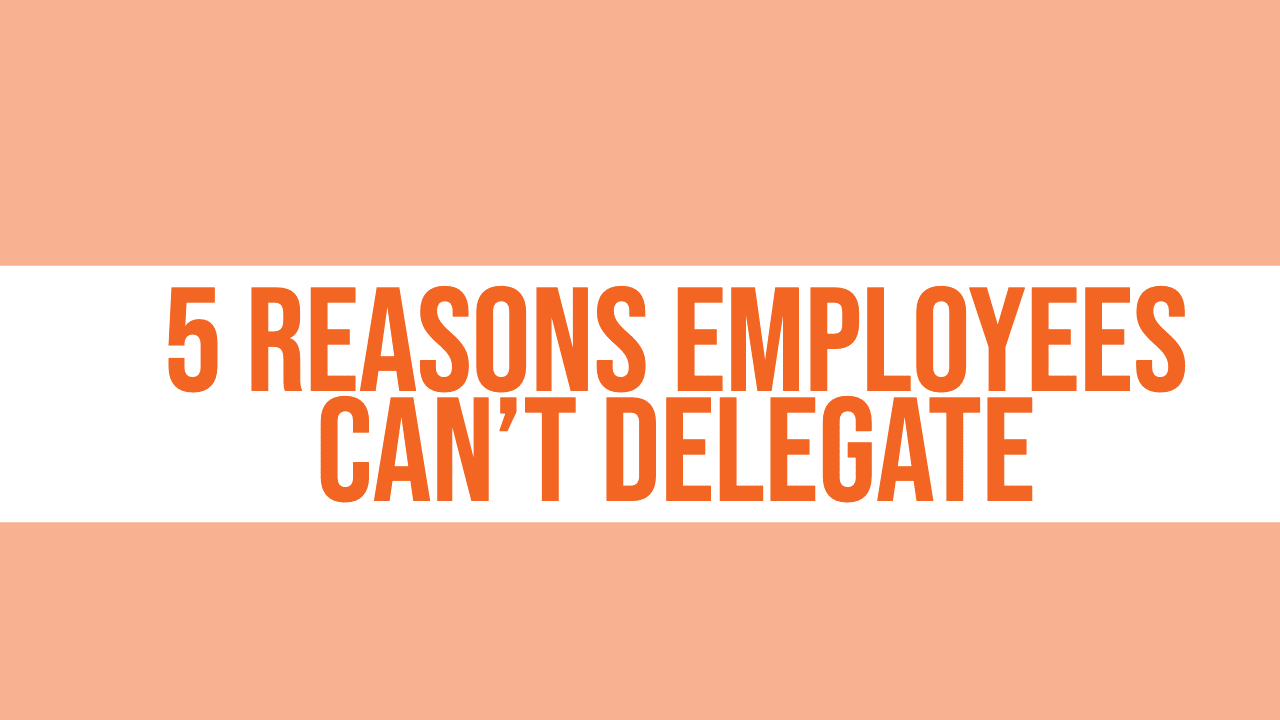5 Reasons Employees Can’t Delegate | MOD Ventures, LLC