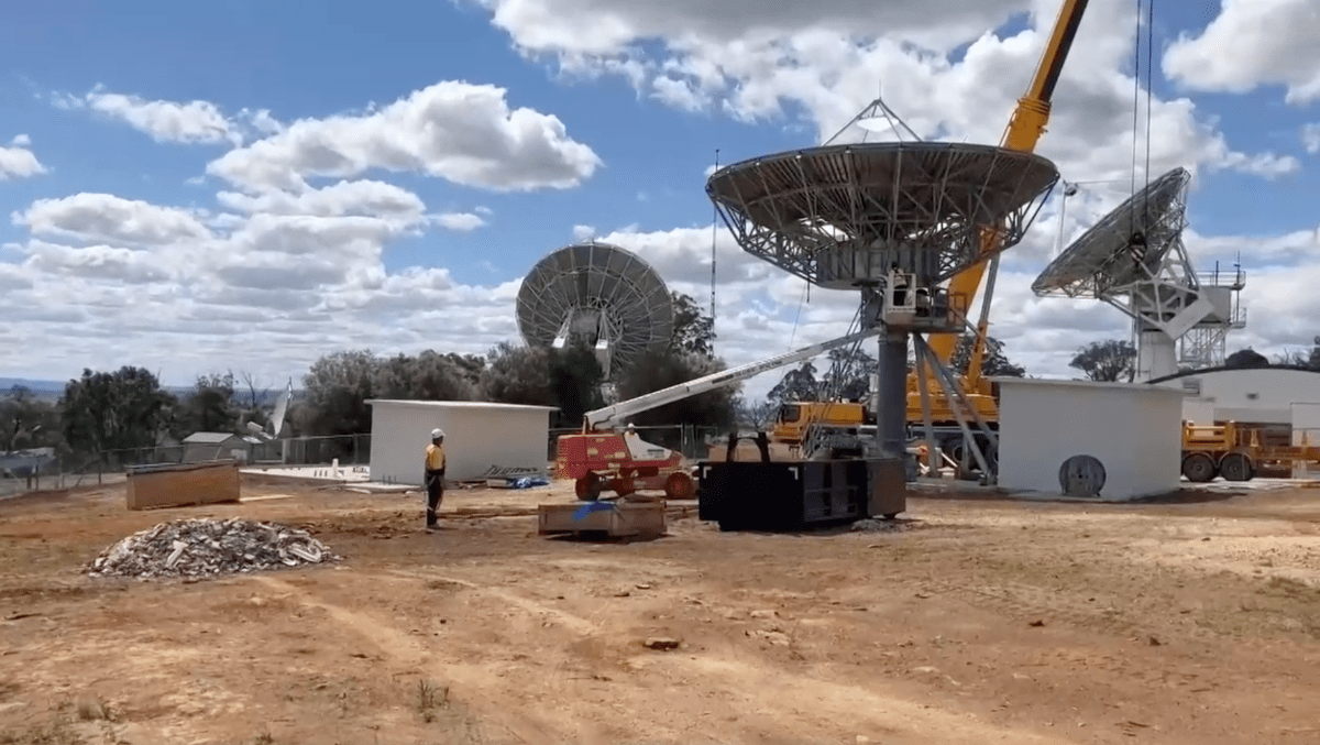 First SouthPAN dish successfully installed - Space Connect