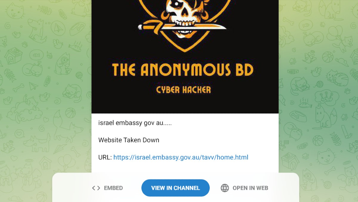 Bangladeshi hacking group claims takedown of Australian embassy website ...