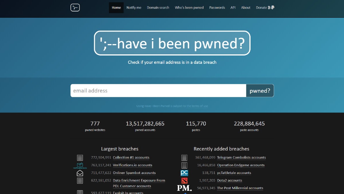 Have I Been Pwned adds new dataset of 361m email addresses - Cyber Daily