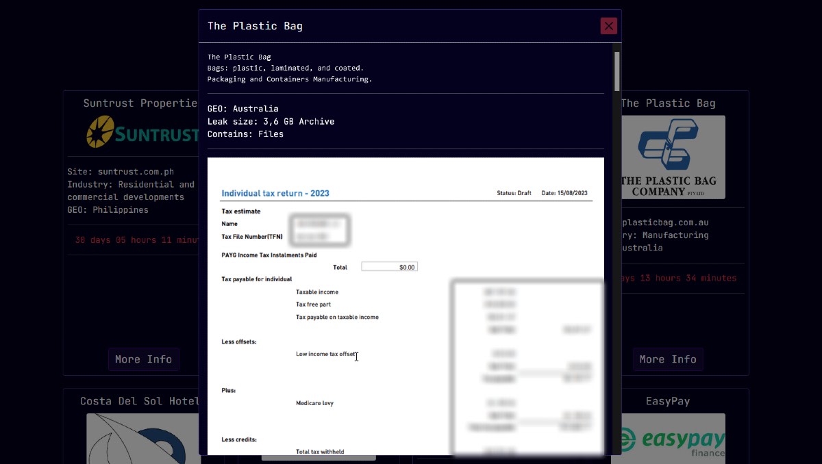 Exclusive: The Plastic Bag Company falls victim to Sarcoma ransomware ...