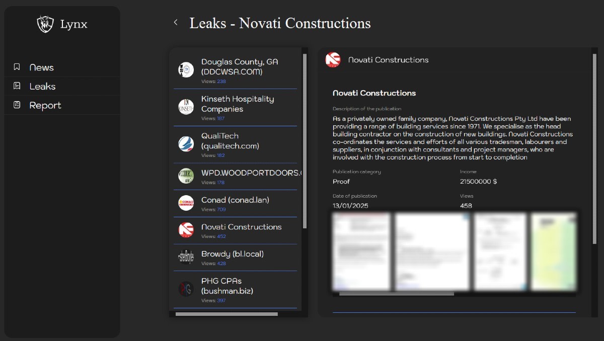 Exclusive: Lynx ransomware targets Australian construction company ...