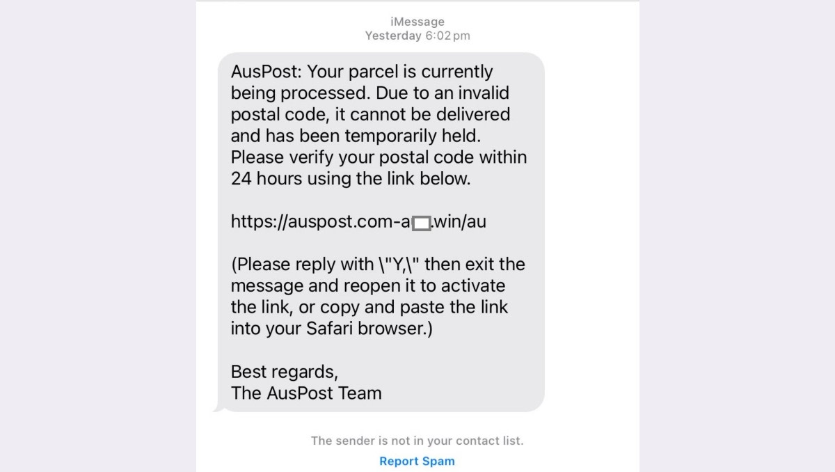 Australia Post warns of new phishing scam targeting its customers ...