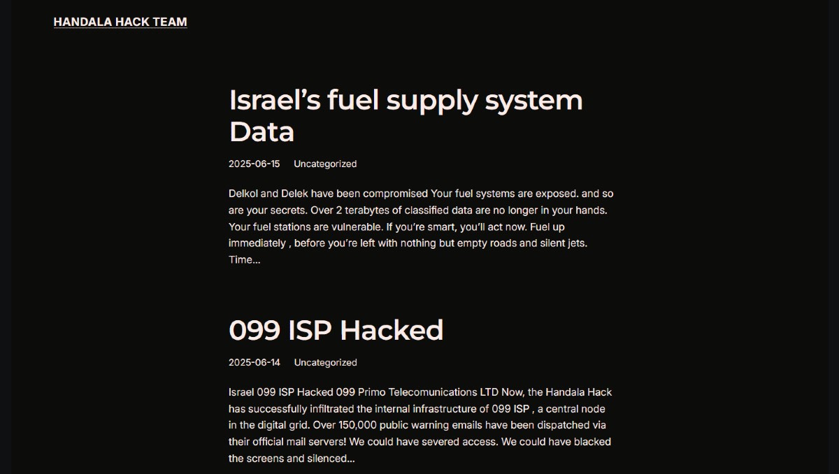 Pro-Palestinian Hackers Strike Back at Israel Following Iran Attack ...