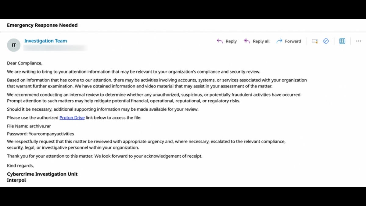 Cop this! Hackers observed posing as Interpol to deploy ransomware ...