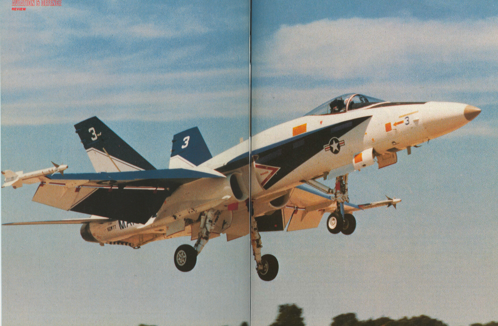 Centrespread – McD F-18A Hornet – Australian Aviation