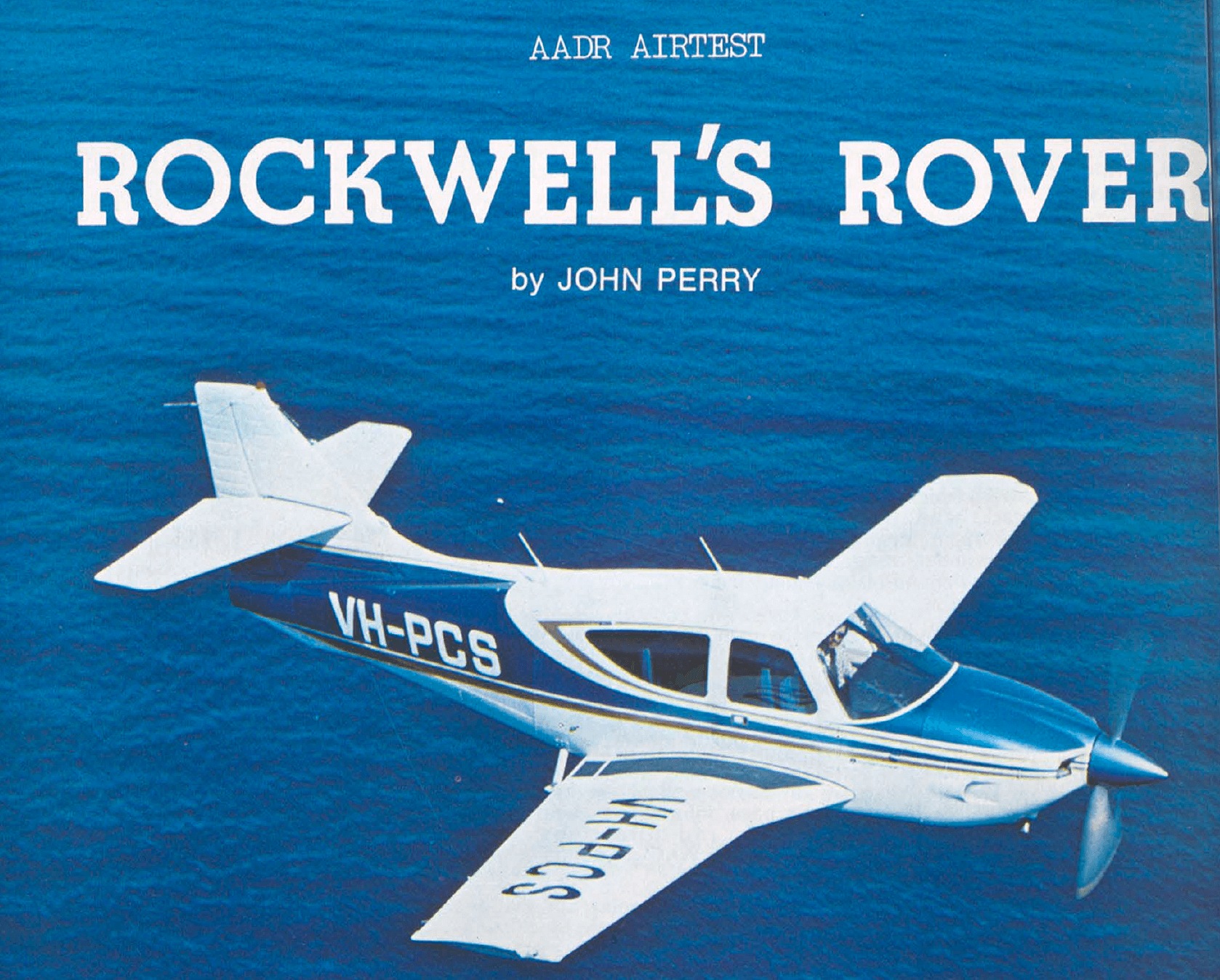 Rockwell’s Rover – Australian Aviation