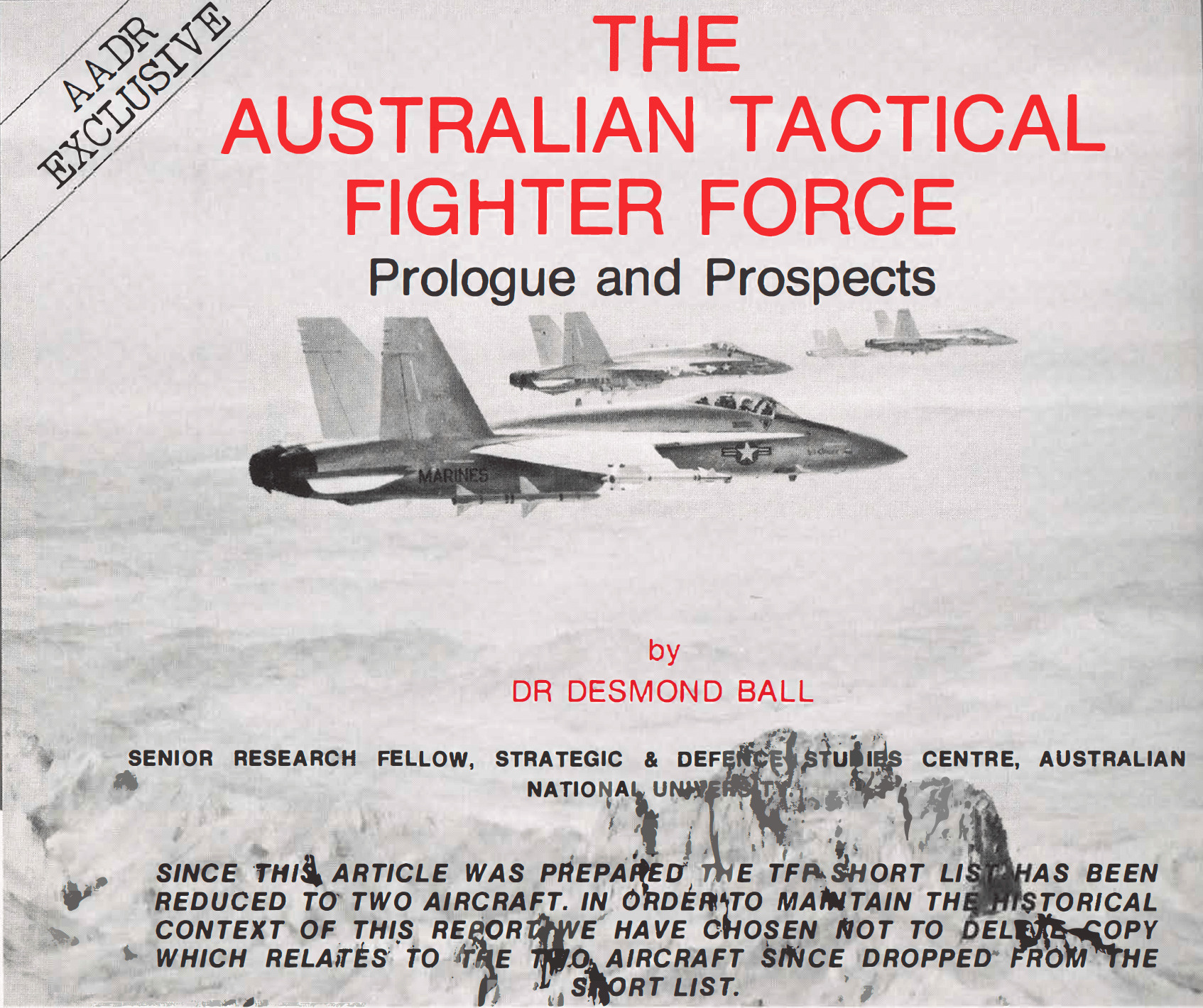 The Australian Tactical Fighter Force – Australian Aviation