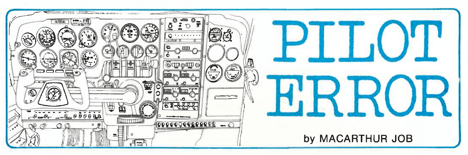 Pilot Error – Australian Aviation