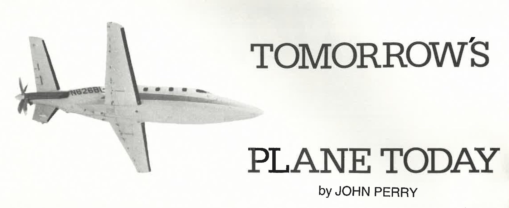 Tomorrow’s Plane Today – Australian Aviation