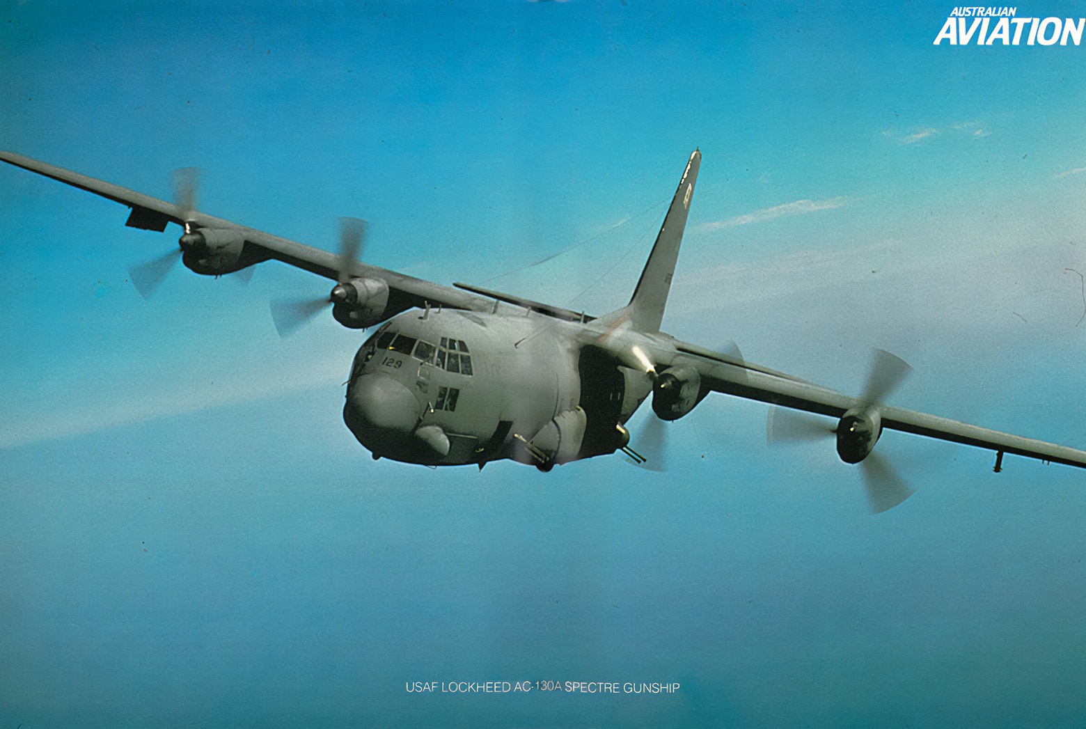Centrespread, USAF AC-130A Spectre – Australian Aviation
