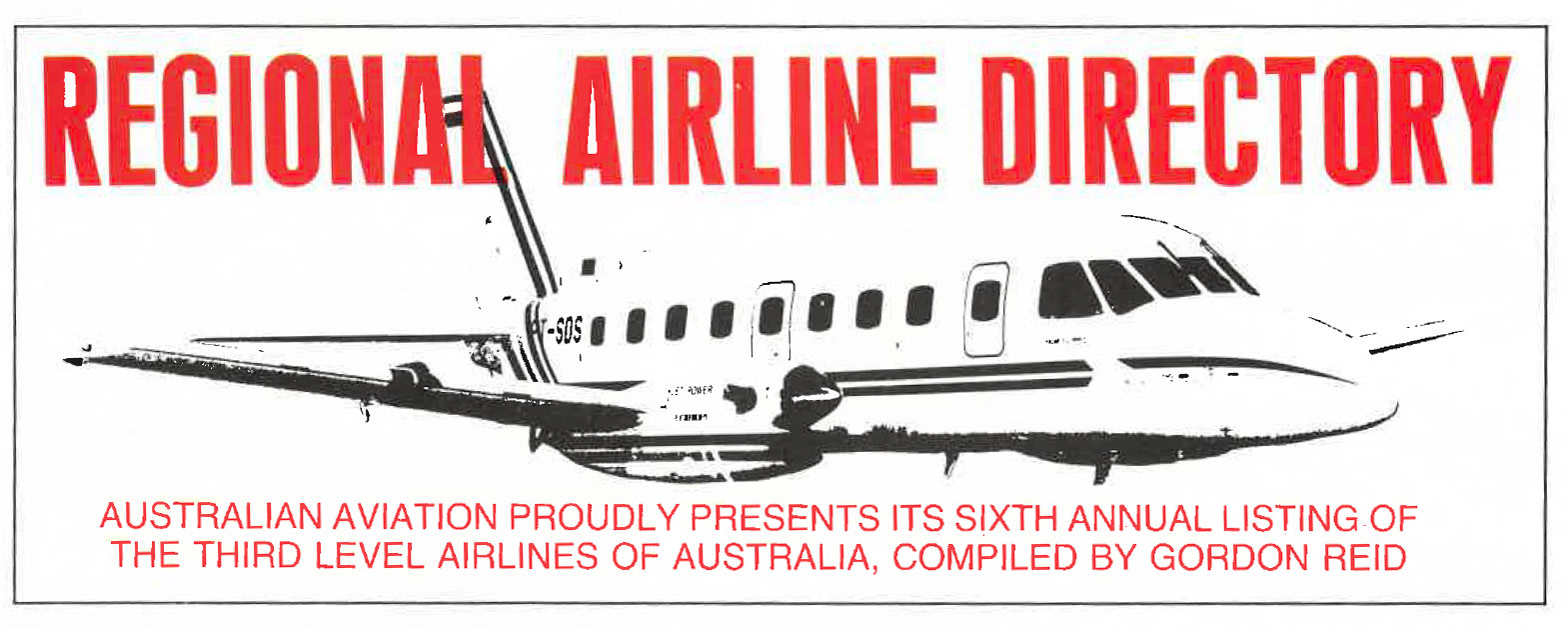 Regional Airline Directory – Australian Aviation