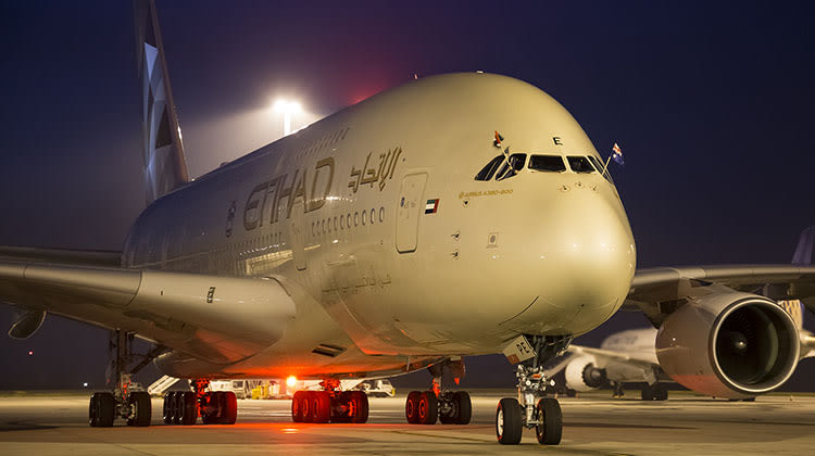 Etihad’s first A380 flight to Melbourne touches down – Australian Aviation