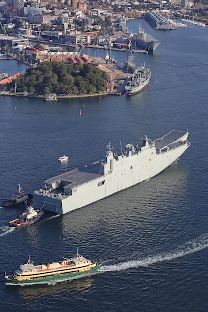 Second RAN LHD begins sea trials – Australian Aviation