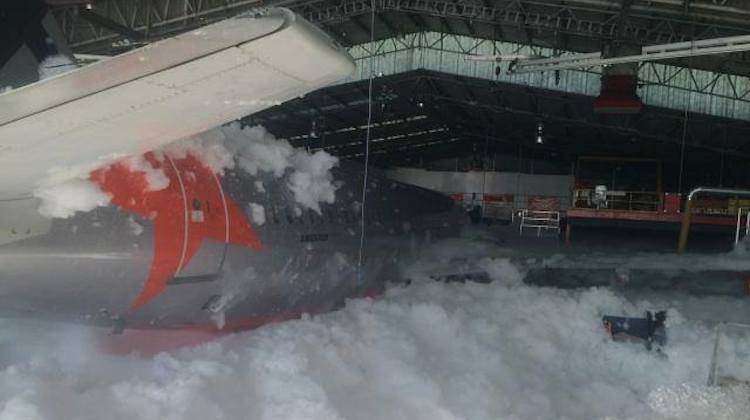 Jetstar A320 damaged in Newcastle hangar incident back in the air ...