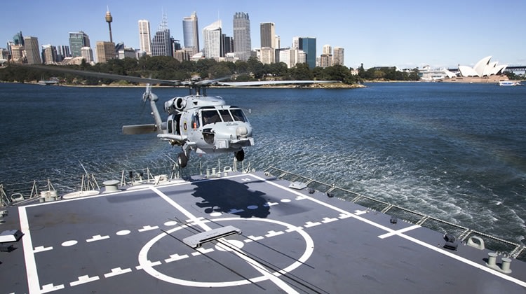 Romeo flight trials with new Air Warfare Destroyer – Australian Aviation
