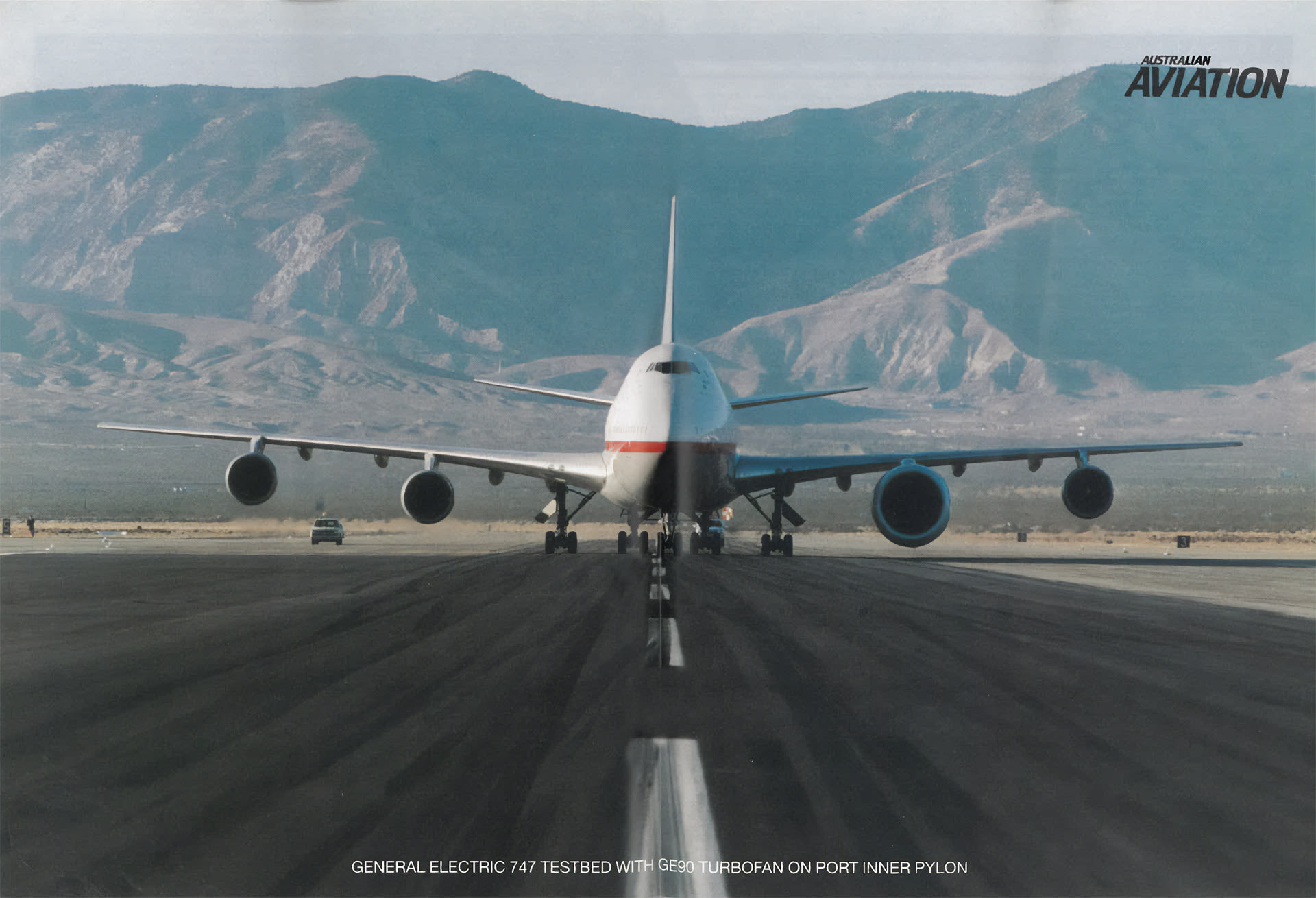 Centrespread- GE90 Boeing 747 Testbed – Australian Aviation