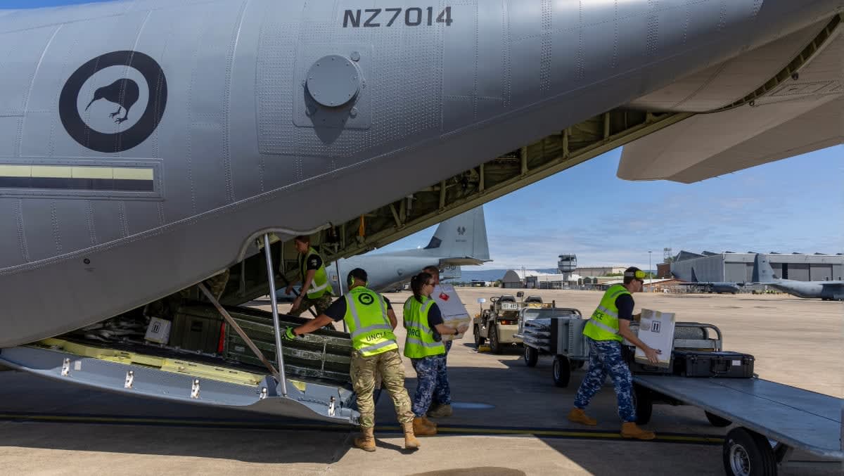 RNZAF Hercules flies under Australian call sign in aerial milestone ...