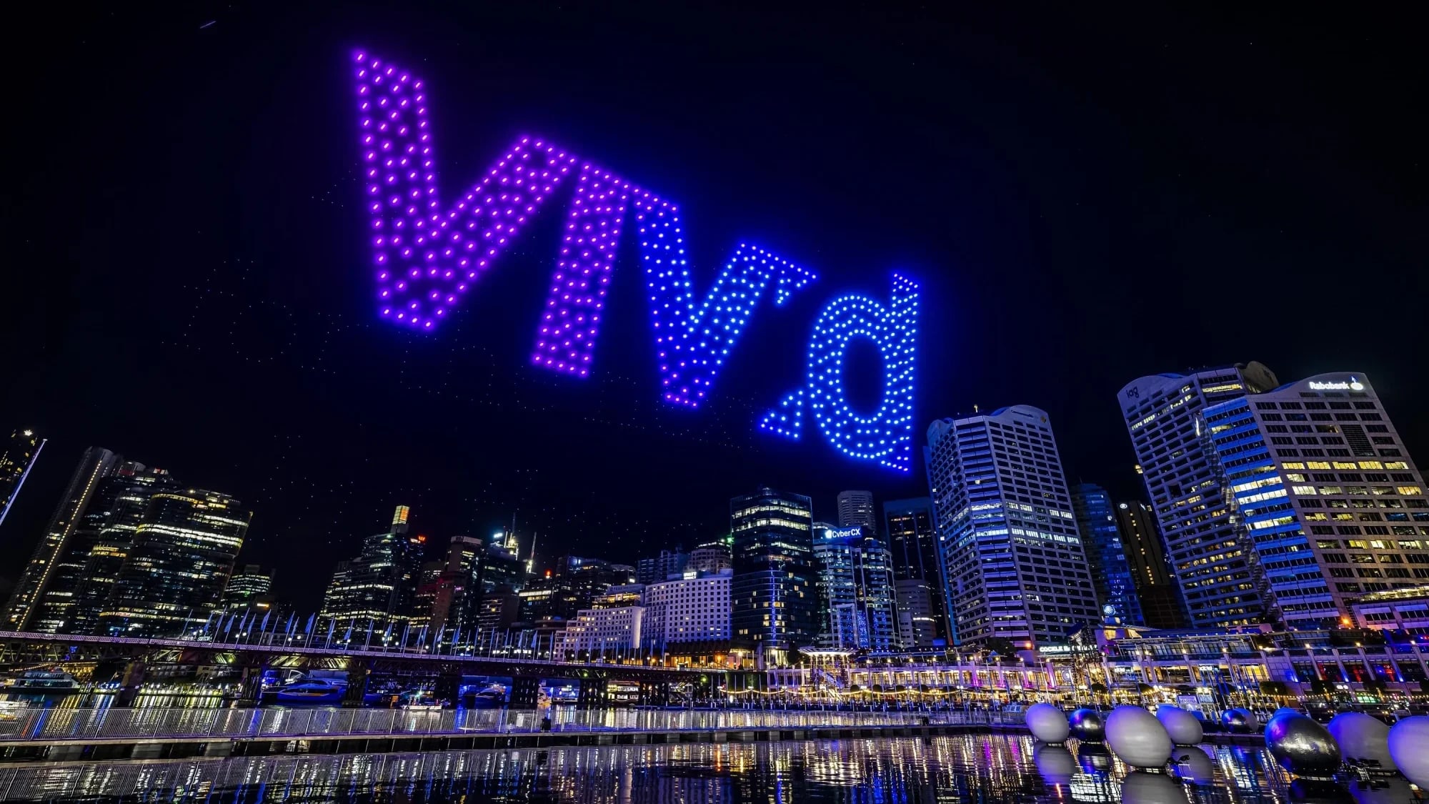 Vivid Sydney drone show on ice after 89 plunge into Darling Harbour ...