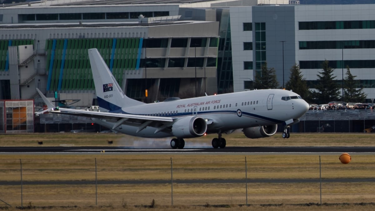 RAAF’s first 737 MAX 8 arrives in Canberra – Australian Aviation