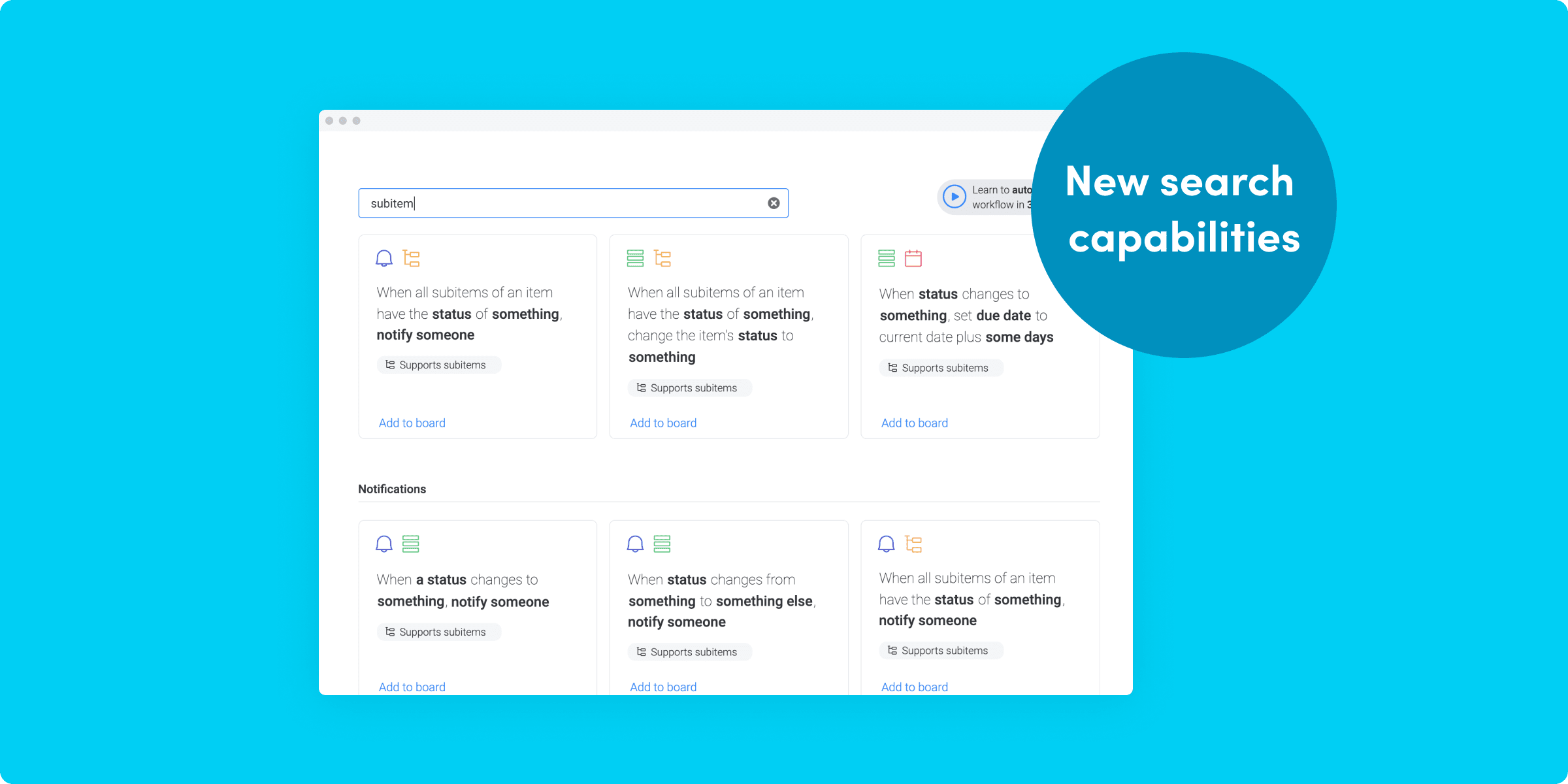 New search capabilities, improved UI, API updates, and more! | monday ...