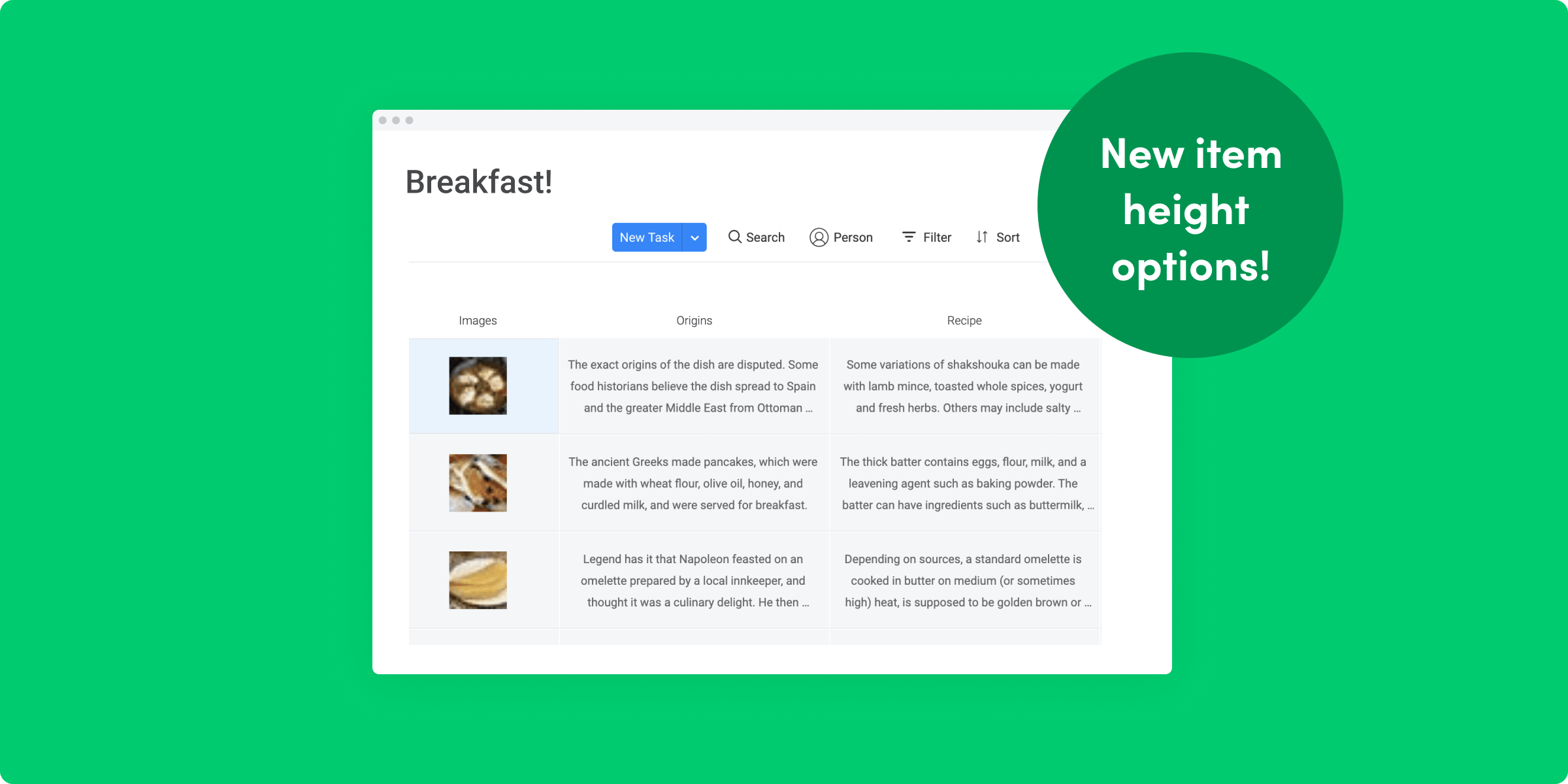 More item height options, pie chart updates, and more! | monday.com Blog