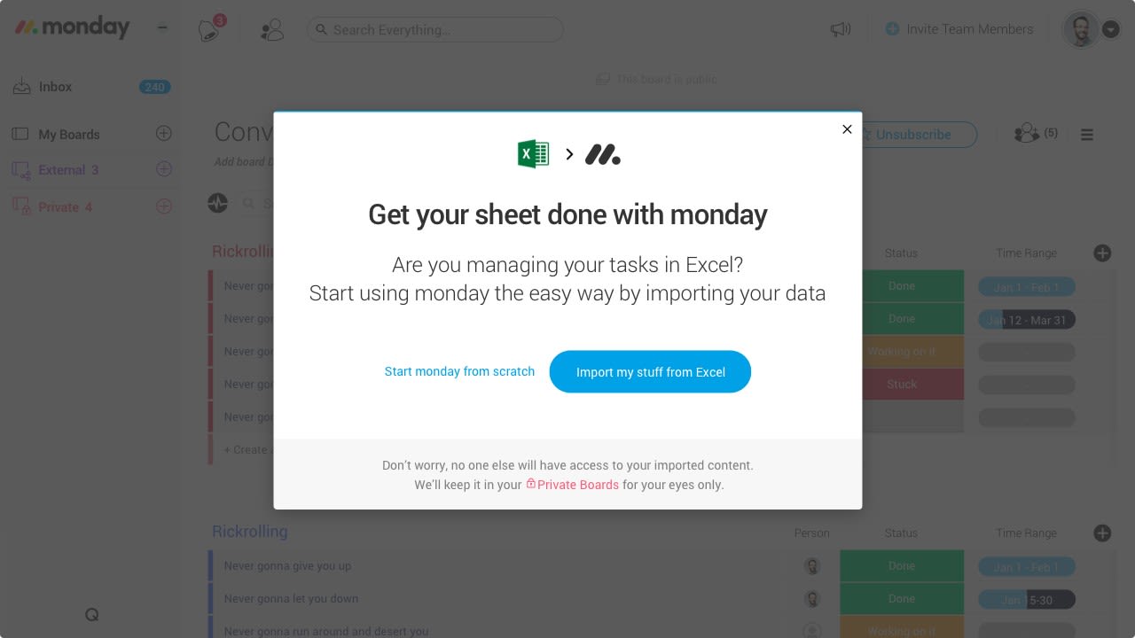 New feature: Import any spreadsheet from Excel | monday.com Blog