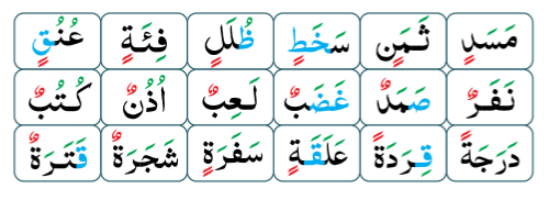 Lesson 5 - Tanween Nunation - Zohra Amreen * MFHL