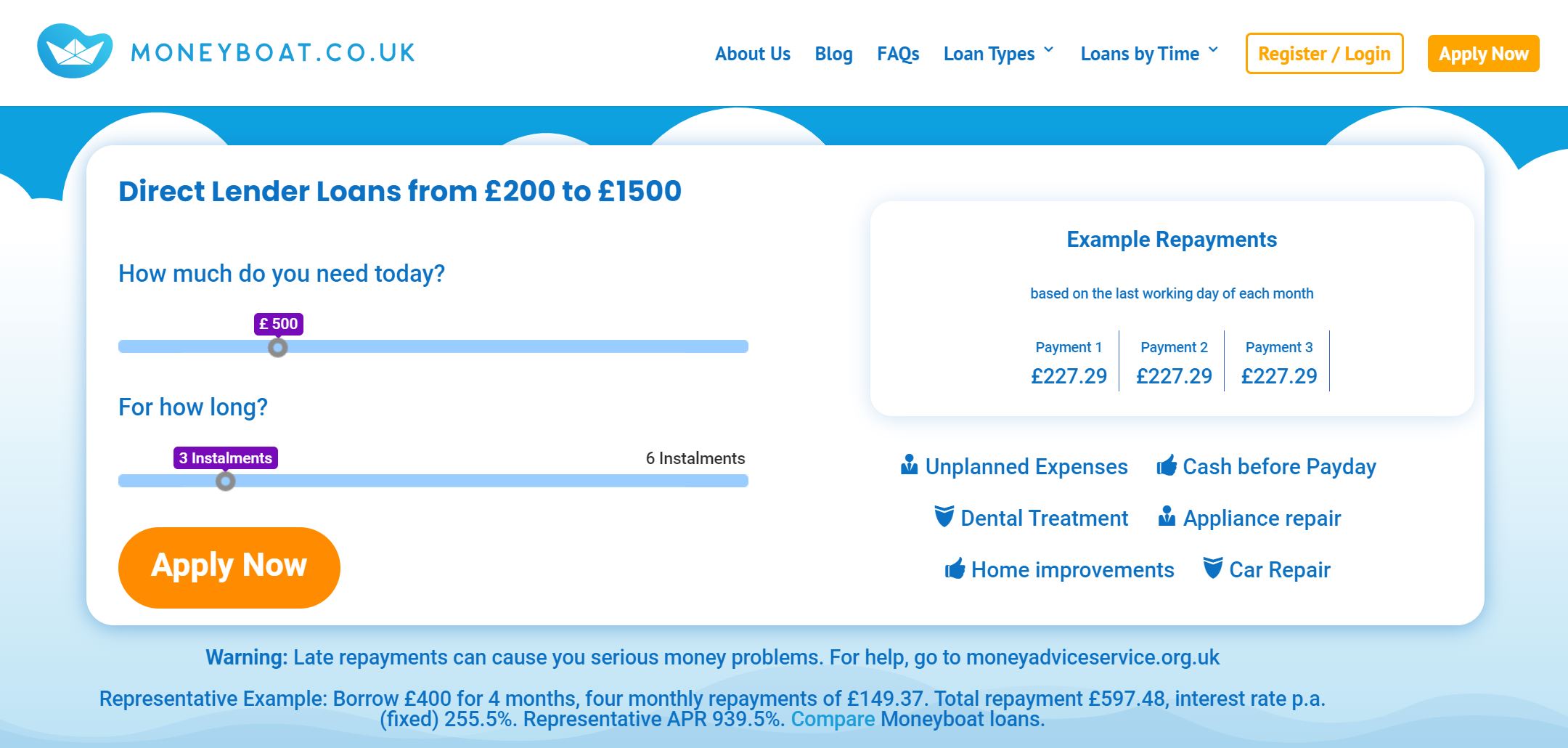 Moneyboat Loans | Moneyboat Information | Visit Cash Lady