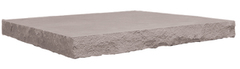 Monsma | 22" x 22" x 2" Pier Cap - Stone Grey