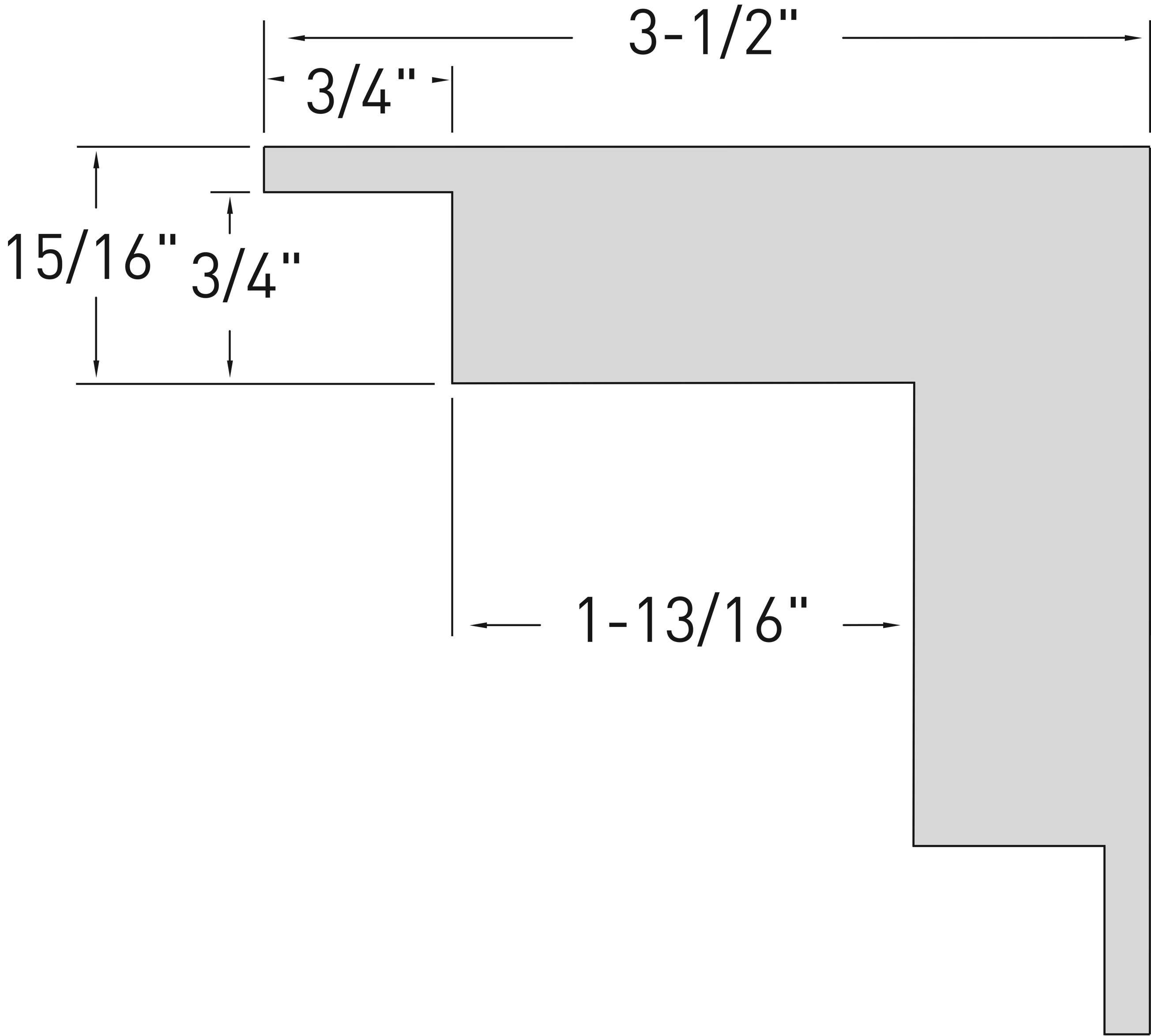 Monsma | 5/4 x 3-1/2 x 20' K. Cornerboard - WG