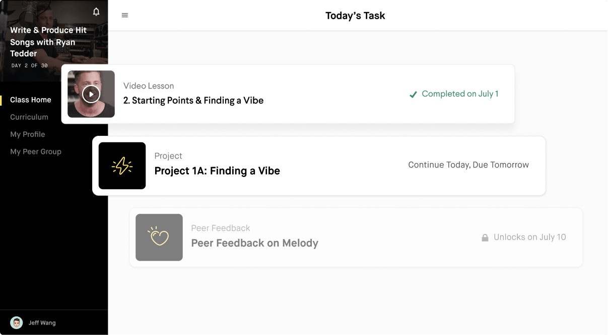 Create three songs of your own with guided assignments that break down ...
