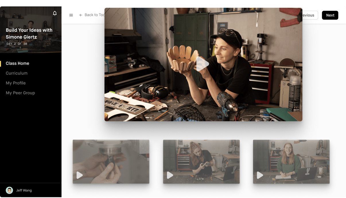 Access the pre-recorded videos at any time and learn from Simone as she ...