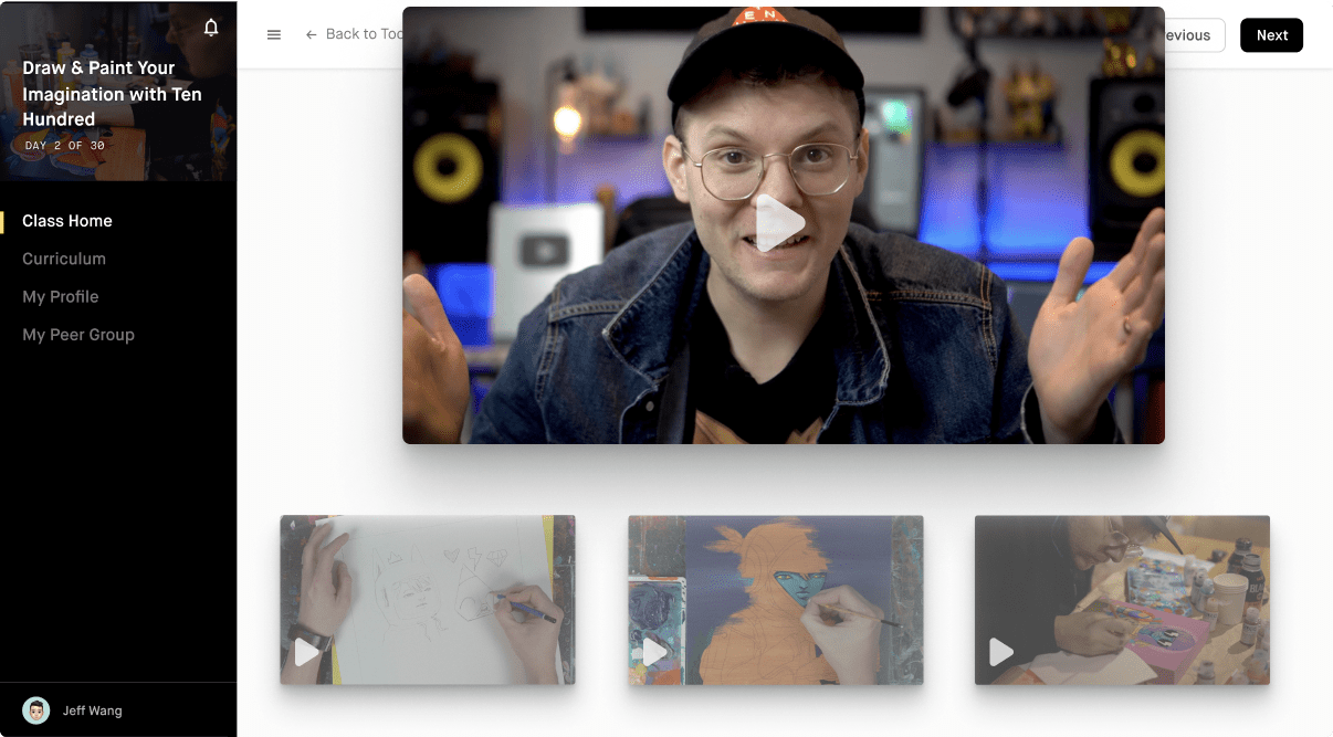 Access the pre-recorded videos at any time and learn from Ten Hundred ...