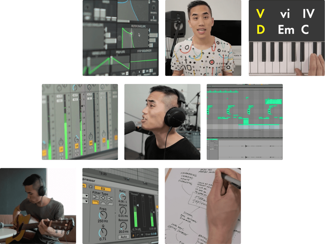 Class overview collage