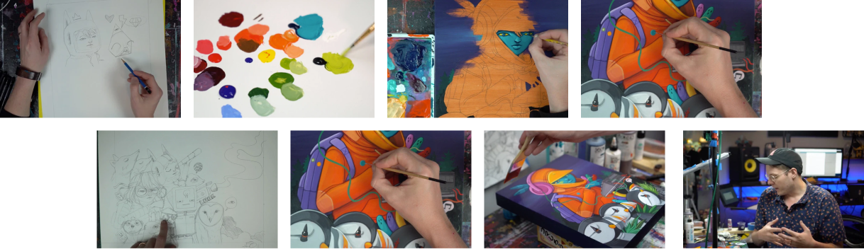 Class overview collage