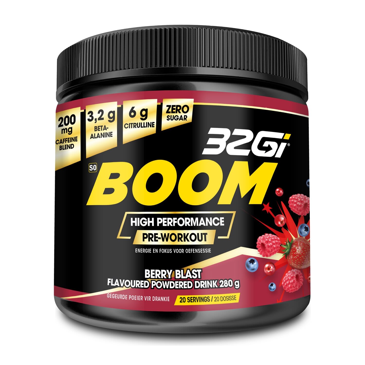 32Gi Boom High Performance Pre-Workout Tub 280g | by 32Gi | Price: R ...