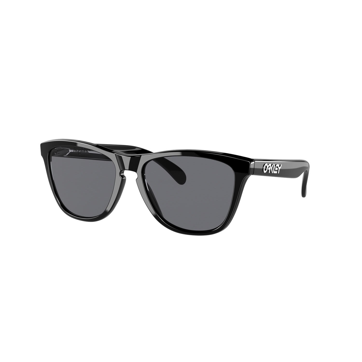 Oakley FROGSKINS Sunglasses with Grey Lense & Polished Black Frame | by ...