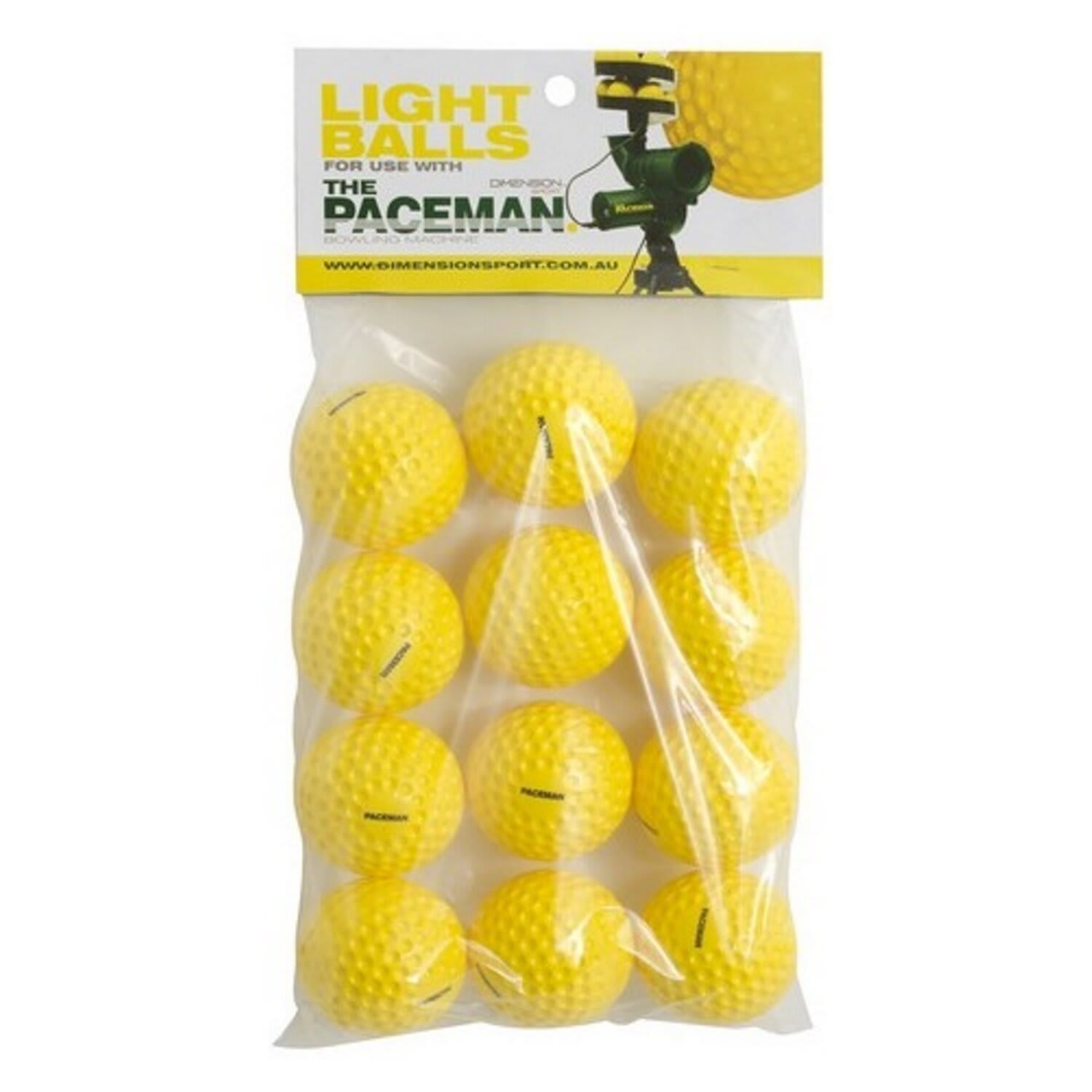 Paceman Cricket Bowling Machine Light Balls | Sportsmans Warehouse