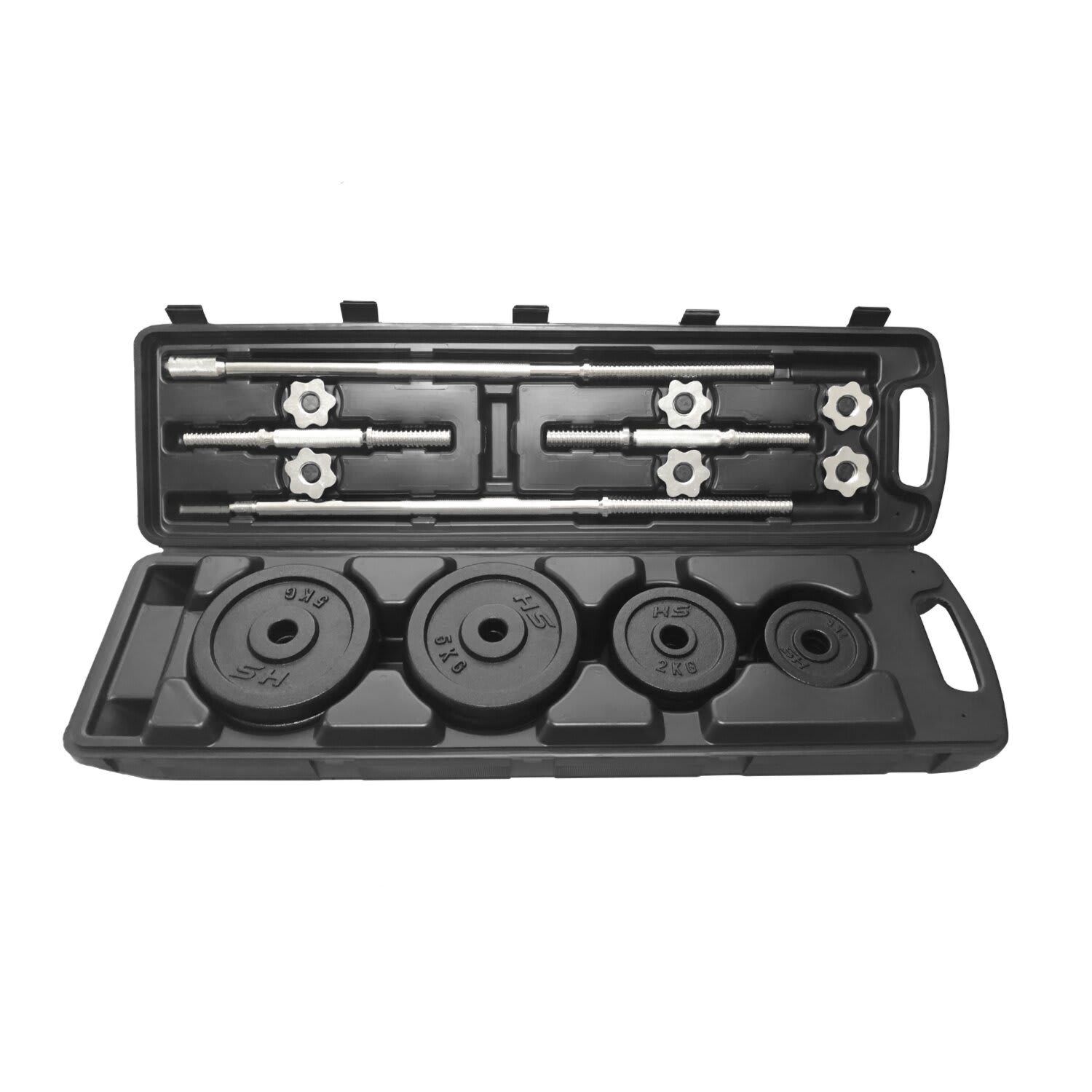 HS Fitness 50kg Barbell Set | Sportsmans Warehouse