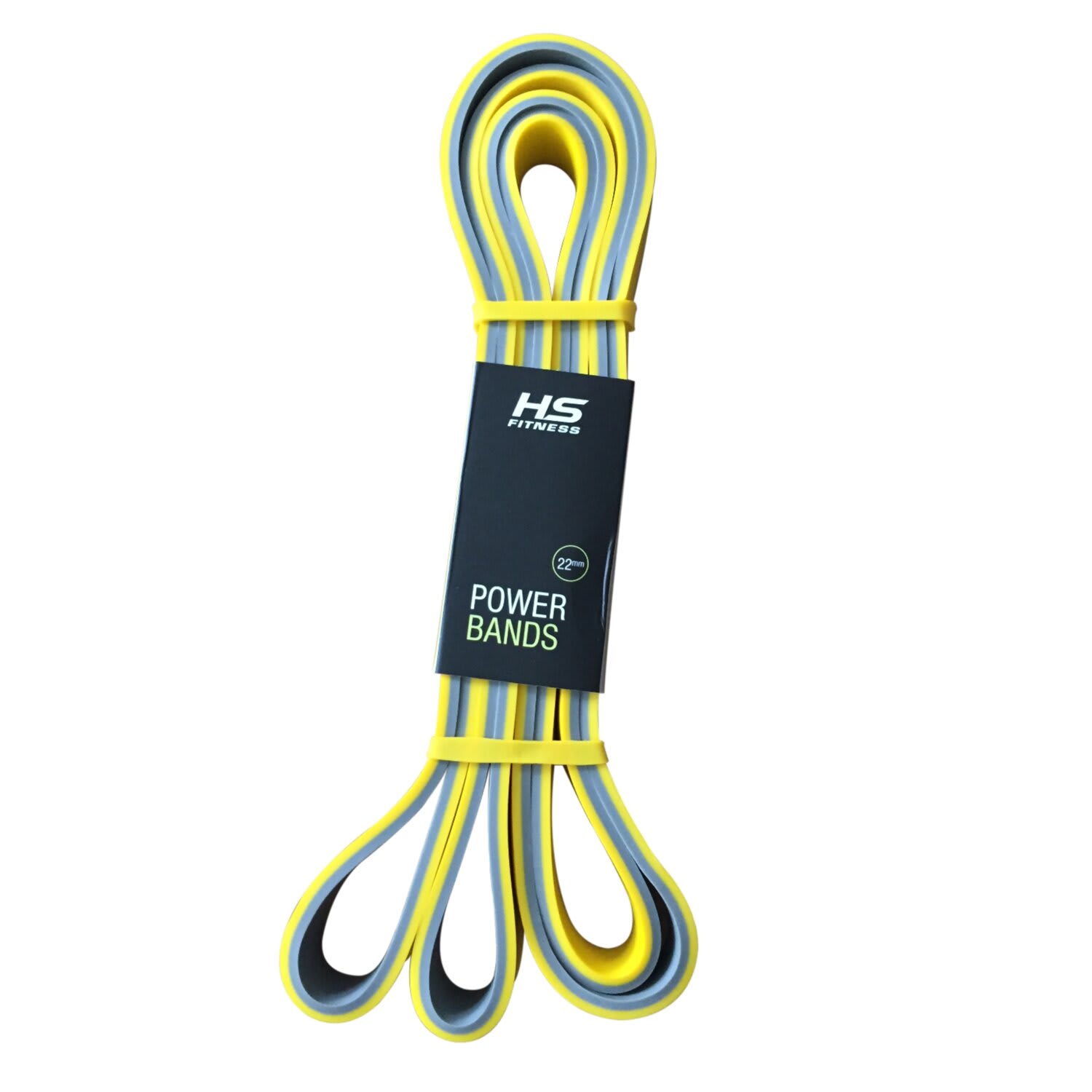 HS Fitness Light Yellow Power Band (Light resistance 11-30kg ...