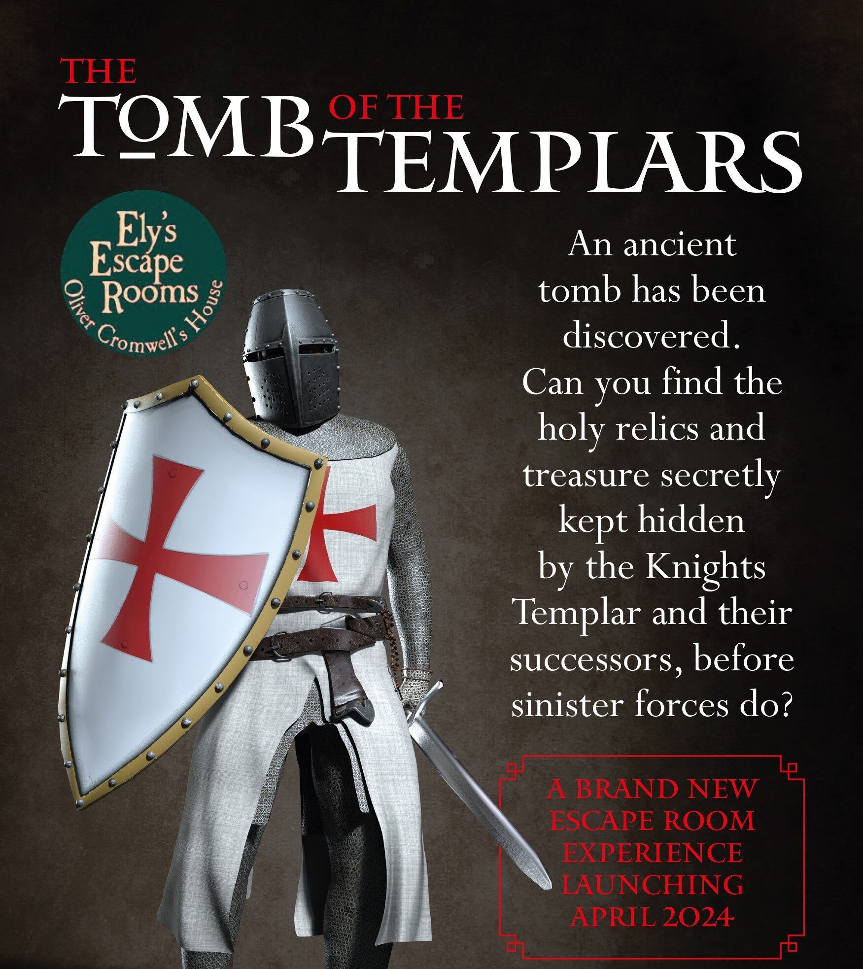 The Tomb of the Templars Escape Room | Oliver Cromwell's House