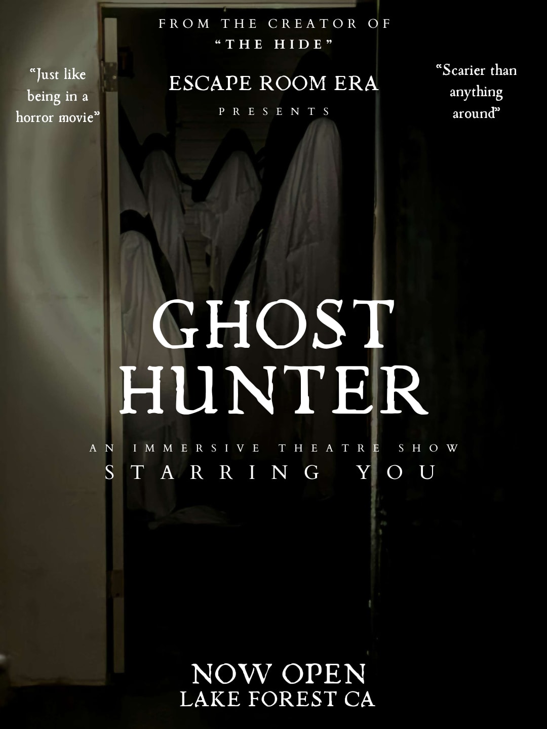 Ghost Hunter Haunted Attraction | Escape Room Era - Lake Forest
